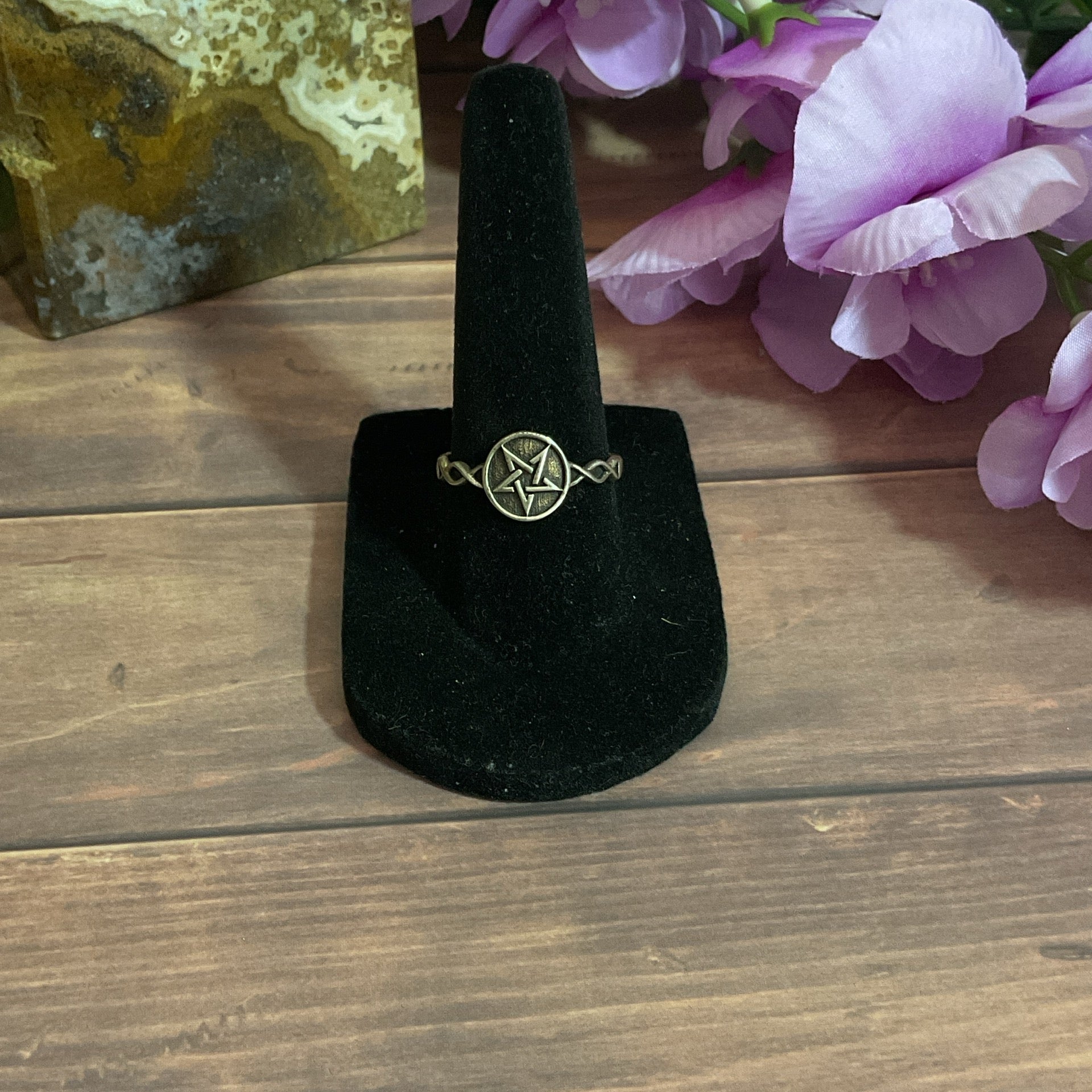 Silver Pentacle Rustic 7 | Bone and Branch